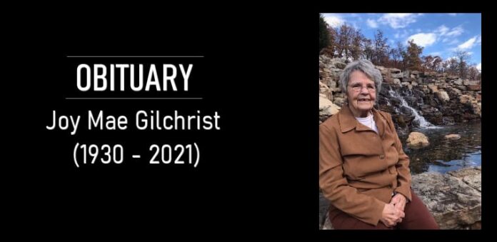 Obituary – Joy Mae Gilchrist (1930 – 2021) | Resident News Network