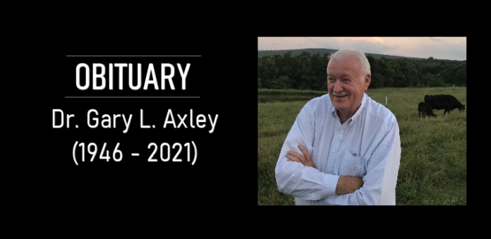 Obituary – Dr. Gary L. Axley (1946-2021) | Resident News Network