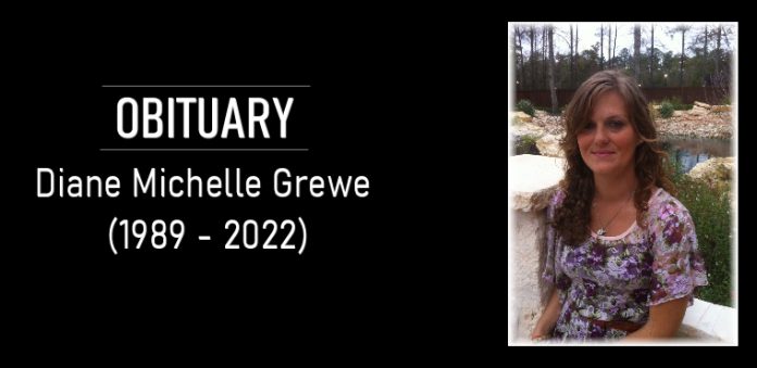 Obituary – Diane Michelle Grewe (1989-2022) | Resident News Network